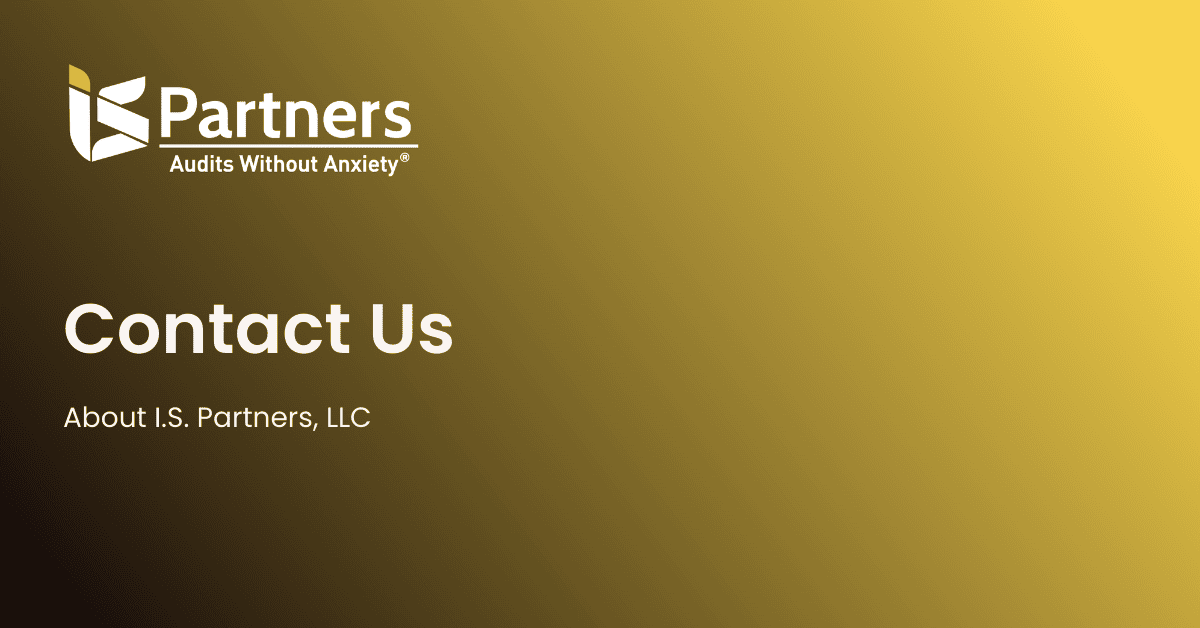 IS Partners - Contact an IT Compliance Specialist Today