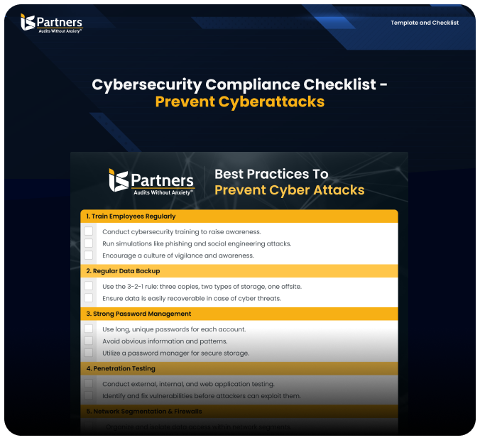 Cybersecurity Compliance Checklist - Prevent Cyber Attacks (Landing ...
